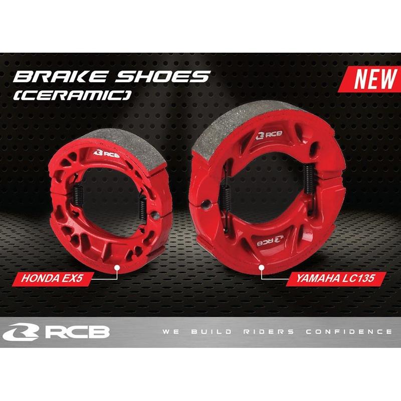 RCB RACING BOY CERAMIC BRAKE SHOE EX5 DREAM WAVE100 WAVE110 WAVE125 ...