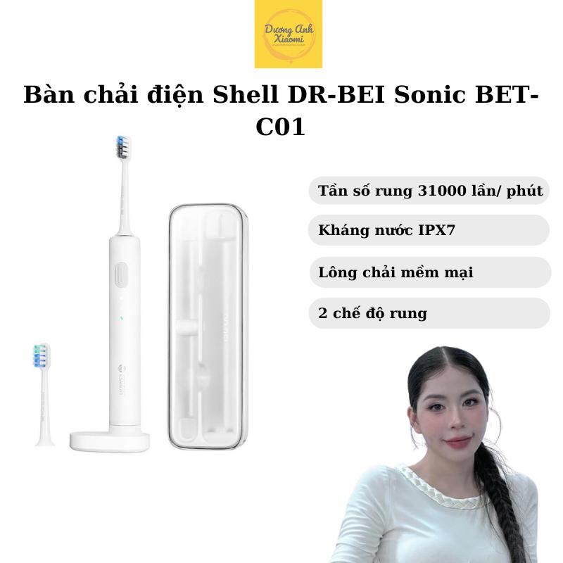Bàn chải điện Shell DR-BEI Sonic BET-C01 - Bảo hành 3 tháng - TikTok ...