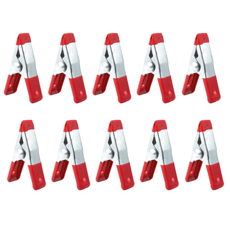 New 10Pcs Metal Spring Clamps 2" Clip for w/ Soft Plastic Tips - TikTok ...