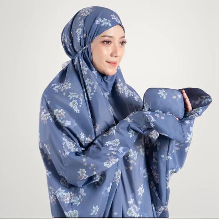 Jual LOUFIE - Mukena Terusan Dewasa Mini Pouch Traveling Parasut Korea ...