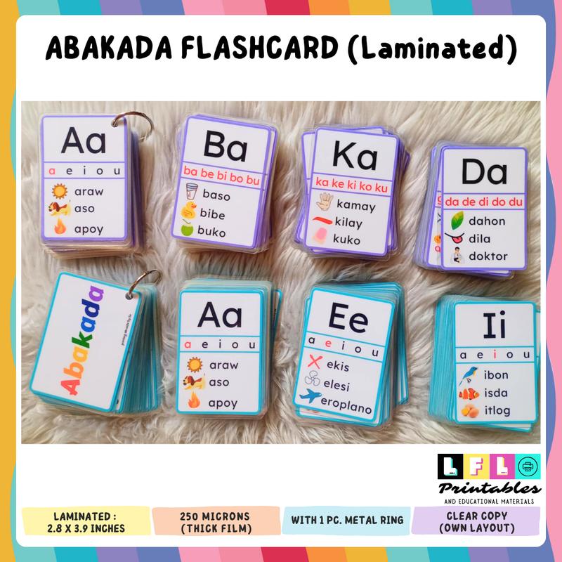 ABAKADA FLASHCARDS - TAGALOG (LAMINATED) flash cards - TikTok Shop ...
