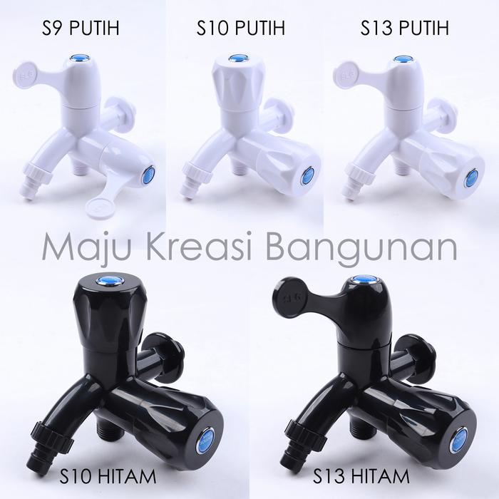 Jual Kran Cabang PVC Shower New Soligen Keran Double Plastik S9 S10 S13 ...
