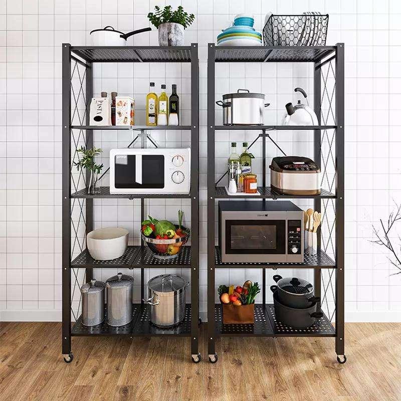 3 Layers 4 Layers 5 Layers fordable steel metal rack organizer - TikTok ...