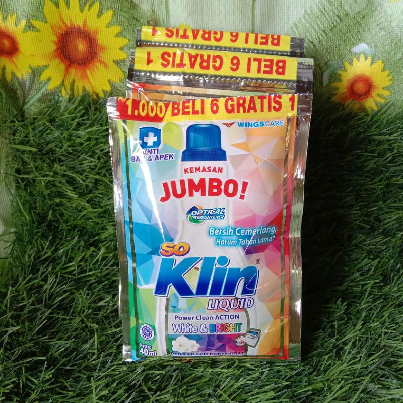 So Klin Liquid White and Bright 1 renceng isi 7 sachet - Shop | Tokopedia
