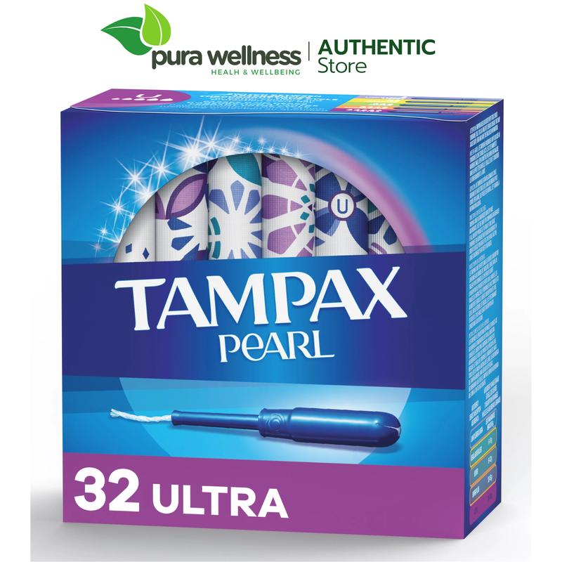 Tampax Tampon Ultra 32 miếng loại 5 giọt cán nhựa siêu thấm không ...