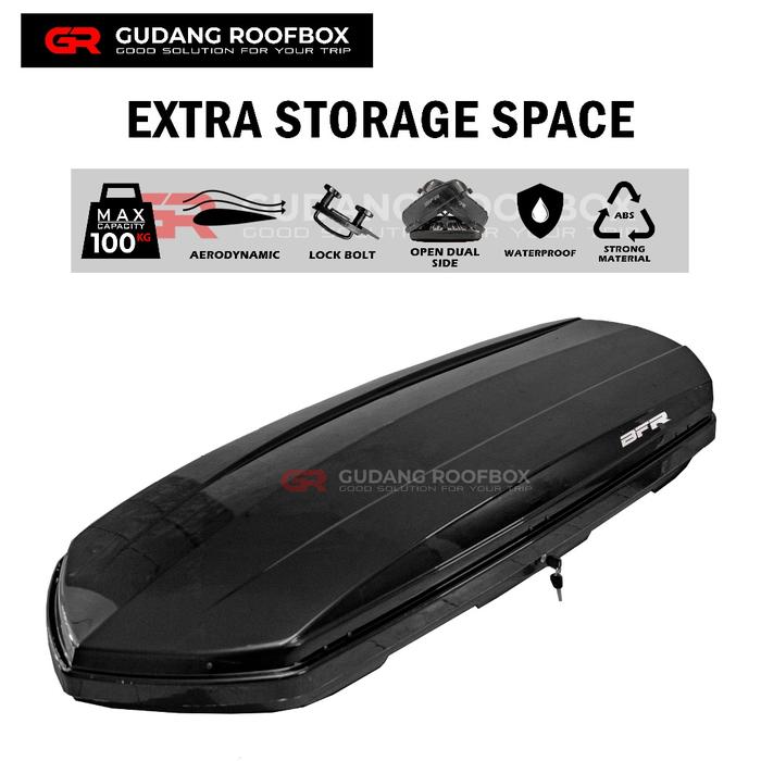 Promo Roof Box Roofbox Bagasi Atas Mobil Glossy Material Abs Original ...