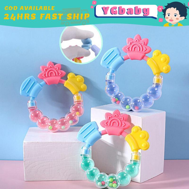 baby silicone Hand Hold teether Toddler Safety Early Educational ...
