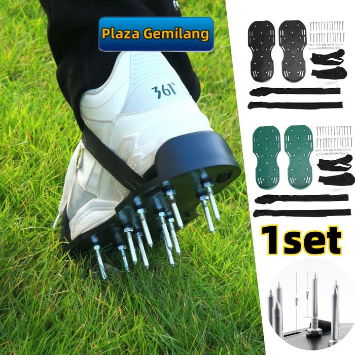 Promo Sepatu Paku Epoxy Spike / Garden Lawn Aerator Sandal Spiked ...