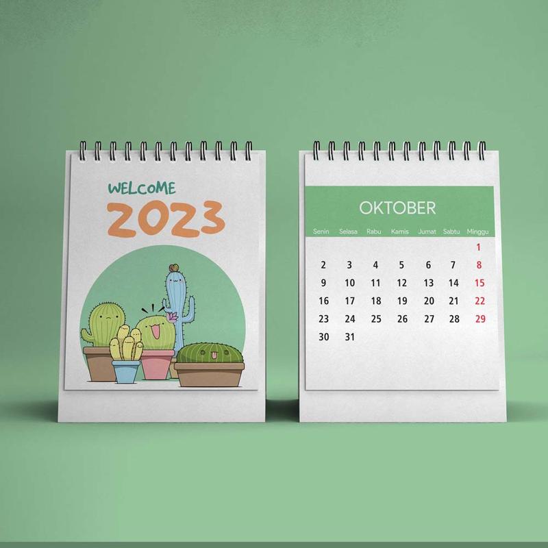 KALENDER 2023 MINI - KALENDER MEJA MINI - Shop | Tokopedia