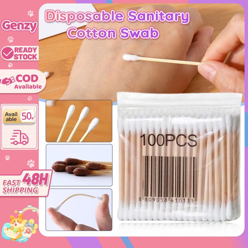 Disposable Sanitary Cotton Swab Soft Bag Double-Ended Cotton - TikTok ...