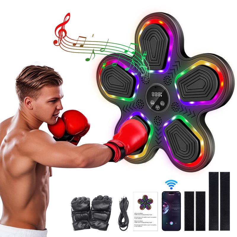 Smart Boxing Machine with Gloves, Wall-Mounted Punching Trainer ...
