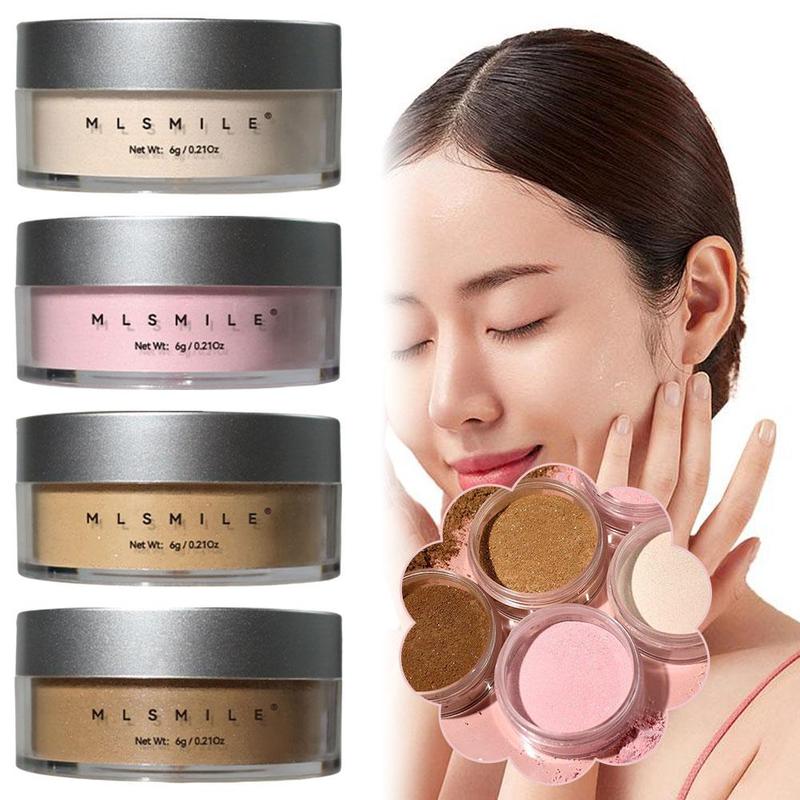 MLSMILE Makeup Setting Powder Oil Control Matte Face Powder Setting ...