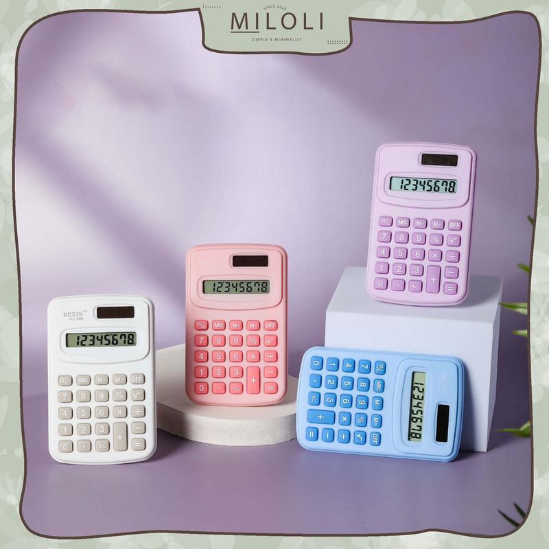 [MILOLI] MINI CALCULATOR Small Desain Minimalis Portable Kalkulator ...