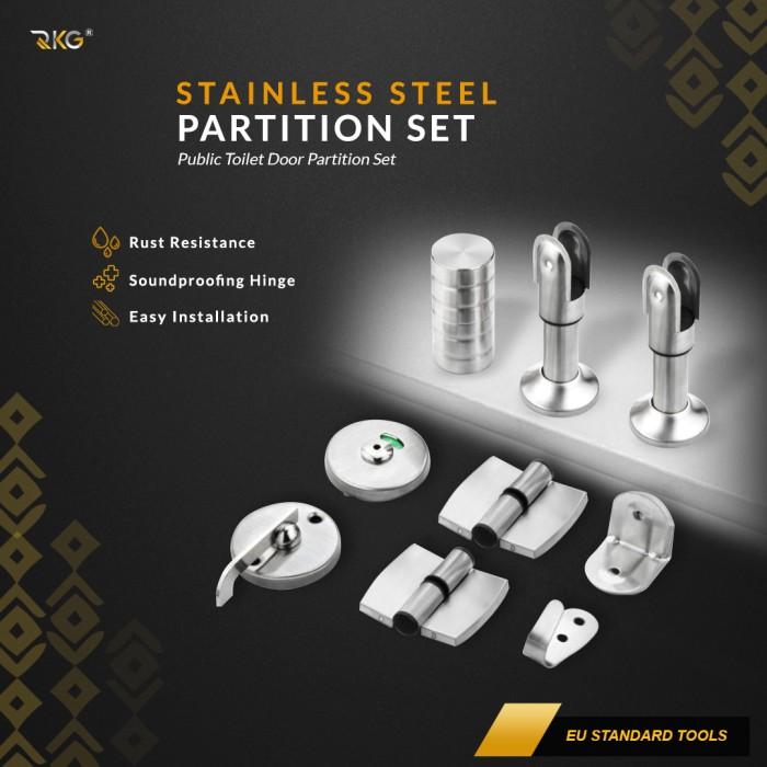 RKG 1 Set Toilet Partisi Cubicle Universal Stainless - Shop | Tokopedia