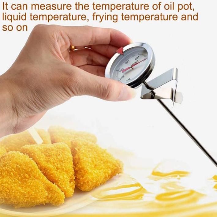 Termometer Mekanik Thermometer Stainless Jarum Suhu Minyak Oven - Shop ...