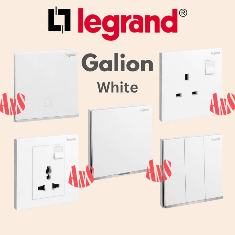 WHITE - Legrand Galion Switches 13A 15A Switch Socket Multi Socket ...