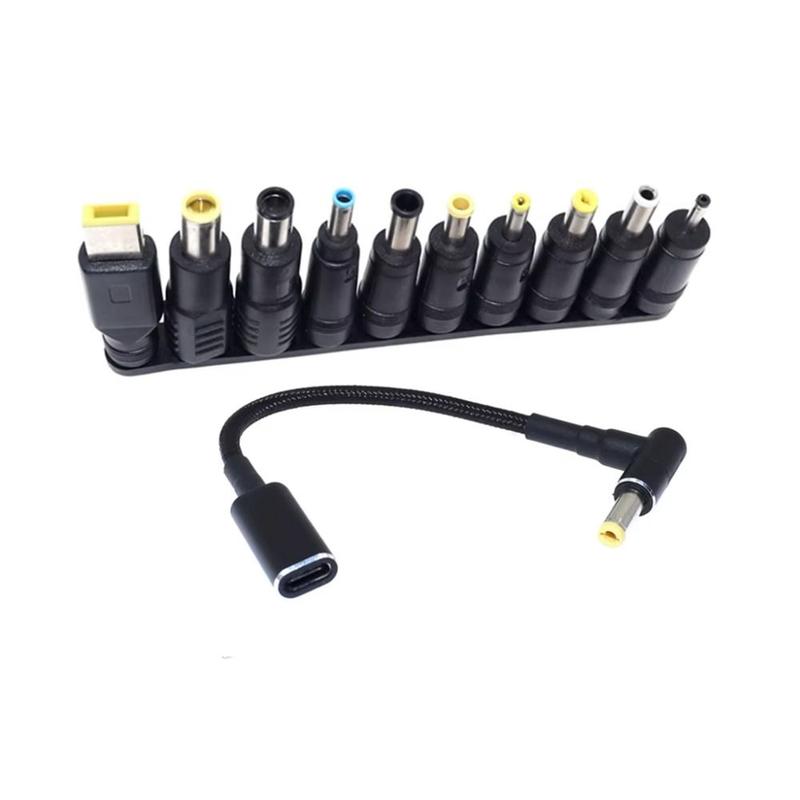 Durable 100W Laptop Charger Adapter Type C To Universal Dc Jack ...