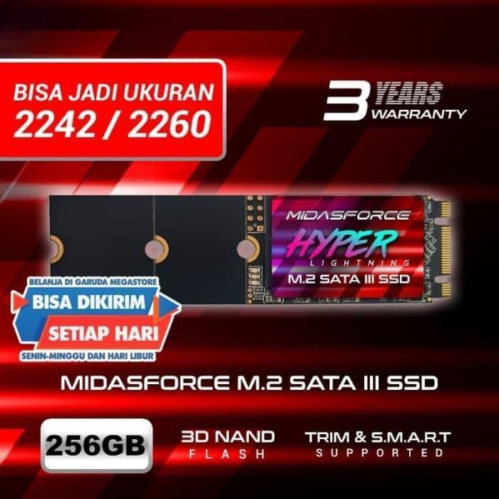 SSD M2 SATA M.2 SATA III 2280 256 GB MIDAS FORCE HYPER LIGHTNING - Shop ...