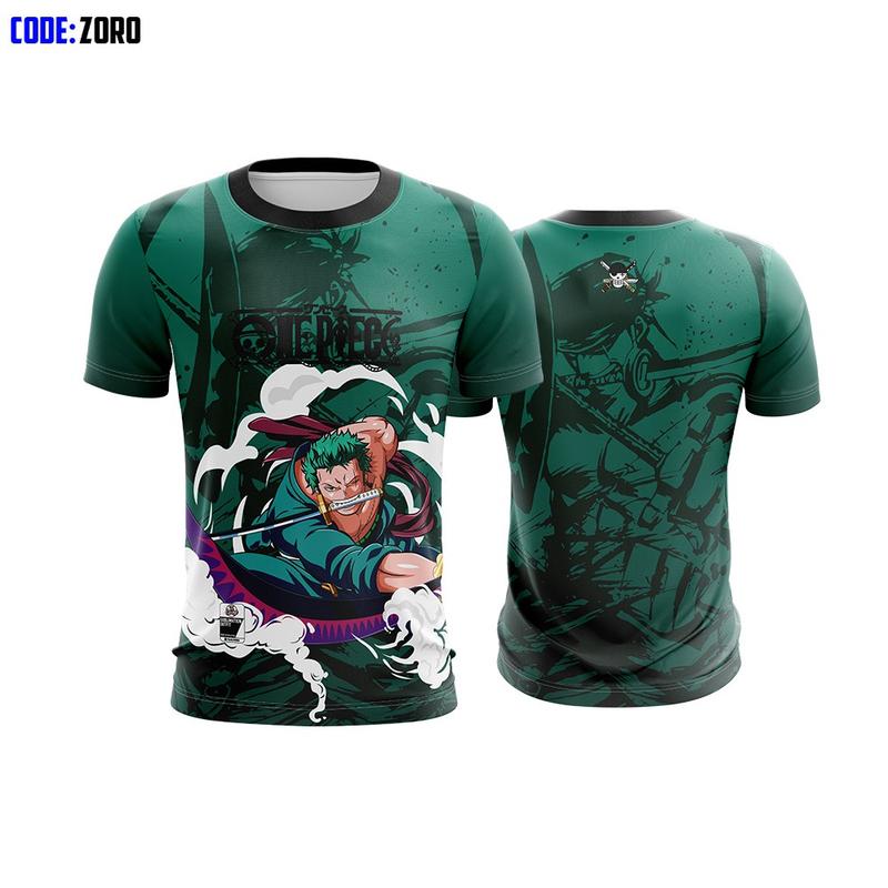 [READY STOCK] Anime One Piece Zoro Outfit | Baju | Jersey - TikTok Shop ...