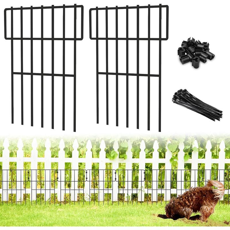10 Pack Dog Digging Fence Barrier, Total 10.8ft(L) x 17inch(H) - TikTok ...