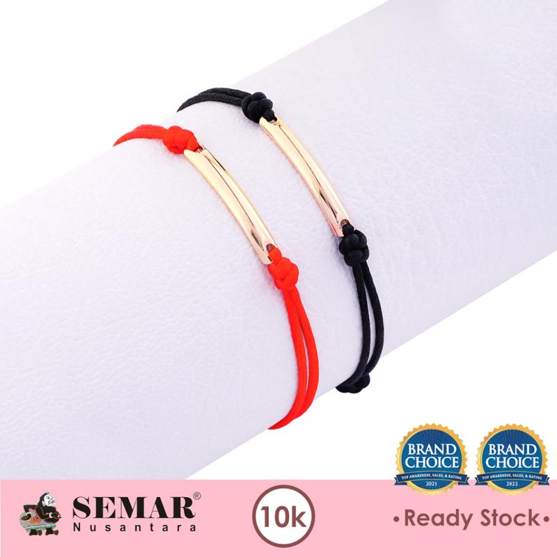 Gelang Tali Mainan Emas Model Plat Kids Gold 10K Semar Nusantara - Shop ...