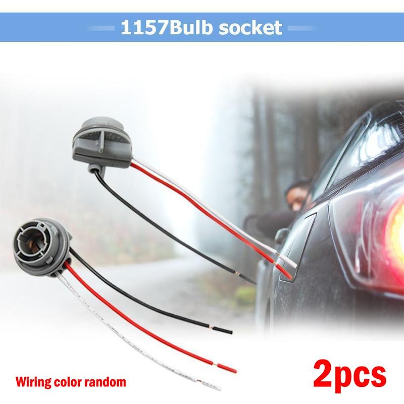 2pcs 1157 Car Bulb Holder Lamp Socket Adapter LED Light Wiring - TikTok ...