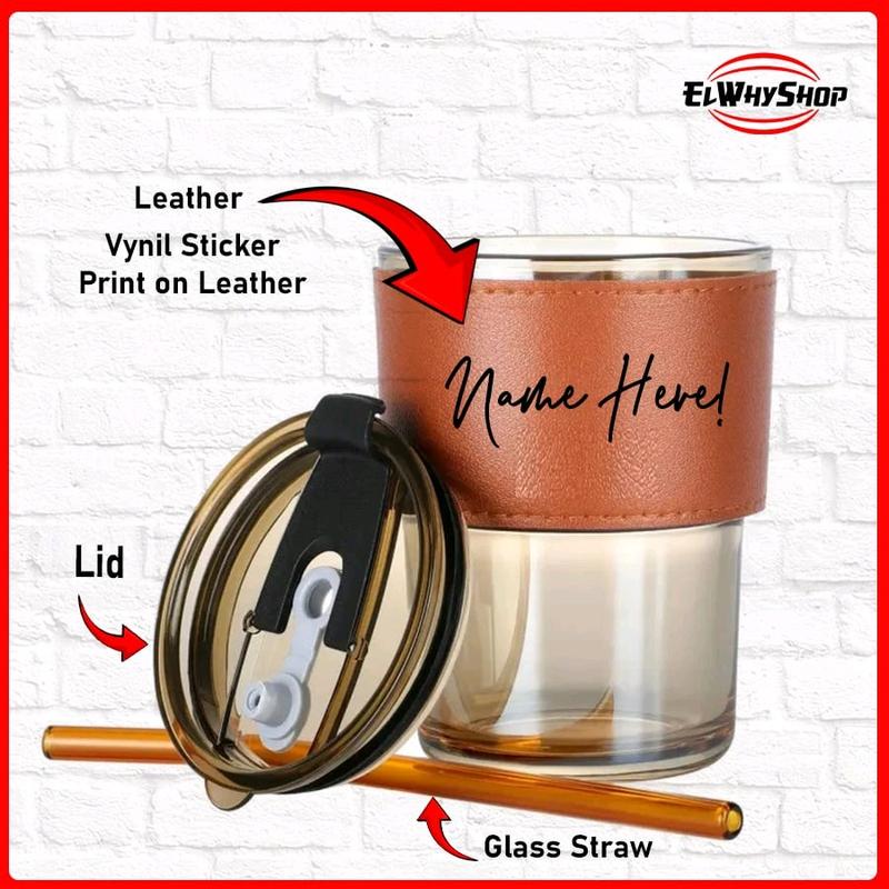 Personized Coffee Mug with Leather Holder Elegant Tea Cup with - TikTok ...