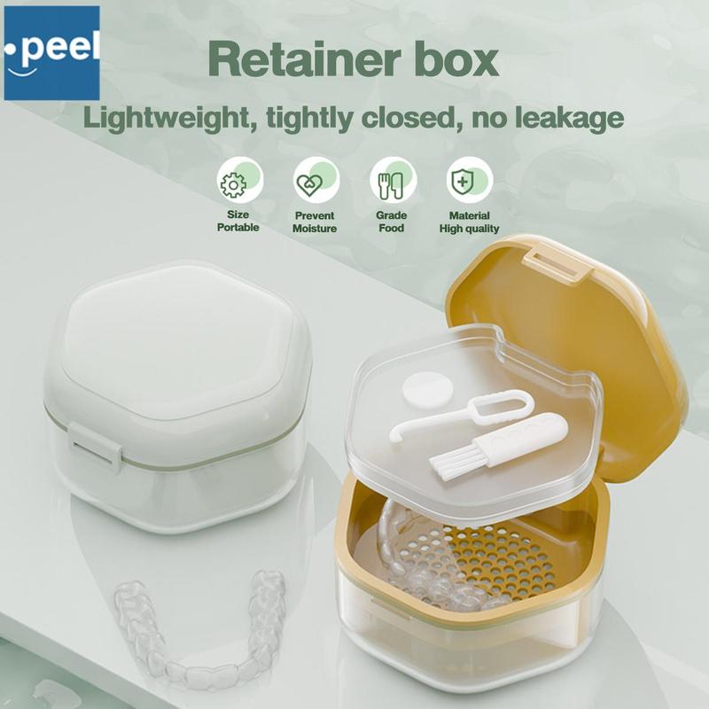 Denture Box Portable Mouth Guard Case Outdoor Dental Health Appliance ...