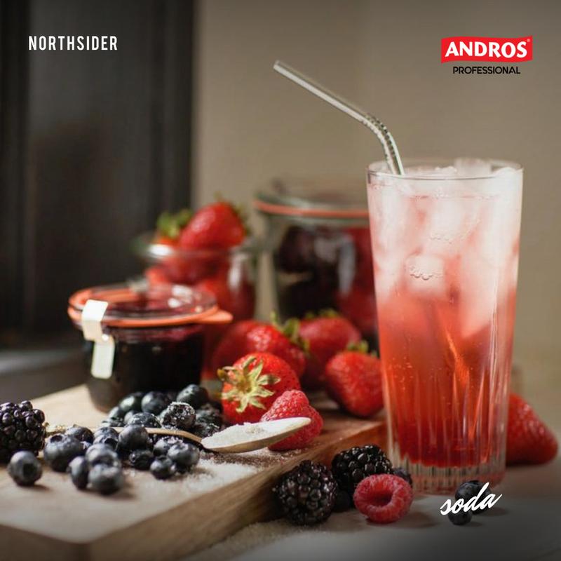 Andros Chunky fruit Jam Puree 1Kg - Potongan buah utk Minuman Cocktail ...