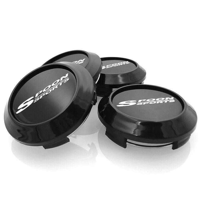 Car Modification: 4PCS 64mm SPOON SPORTS Wheel Center Caps - Car Rim ...