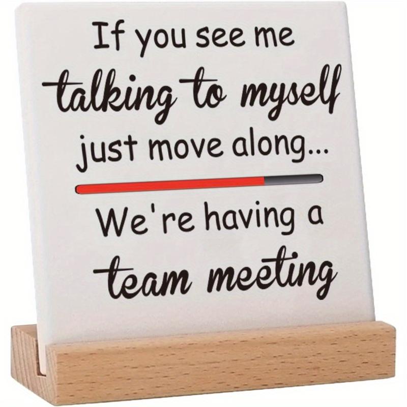 Funny Office Decorative Signs Plaques, Cute Desk Decorations - TikTok Shop