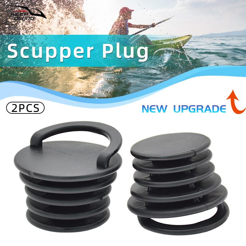 2 PCS Kayak Scupper Plug PVC Waterproof Drain Holes Stopper Water ...
