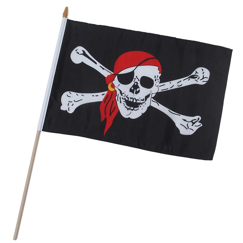 Bendera lanun 30x45cm, 1 keping, Bendera tengkorak, sepanduk - TikTok ...