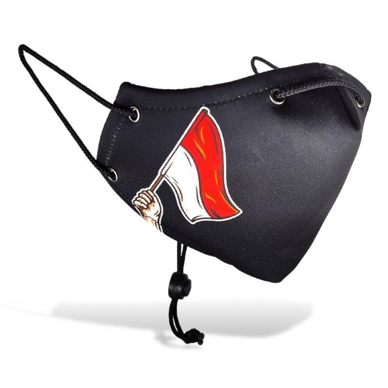 Masker Kain Non Medis Spesial HUT RI | DMI Mask - Merah Putih - Shop ...