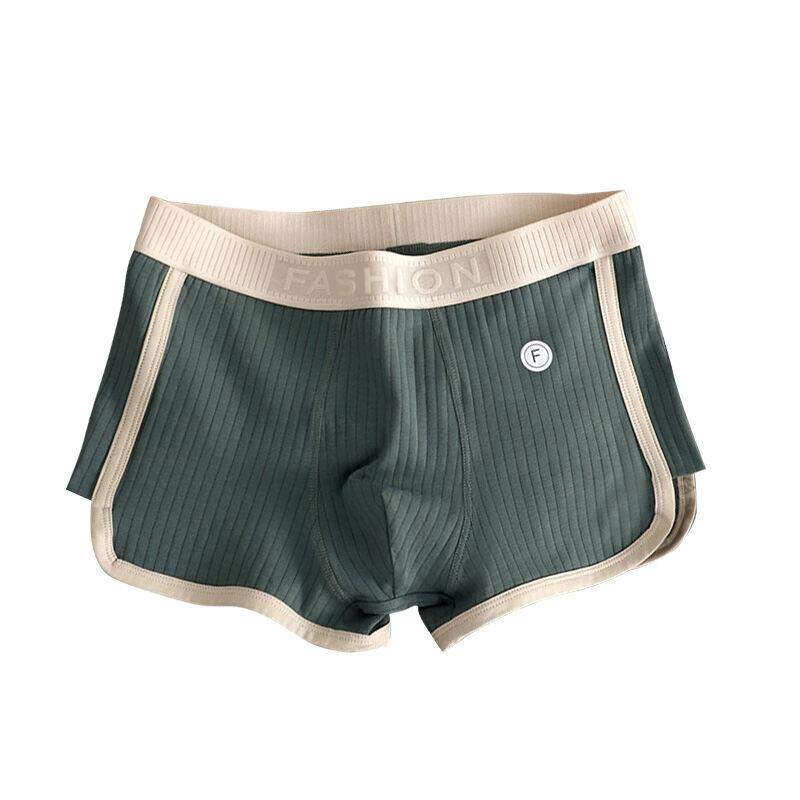 Pure Cotton Men's Boxers Mid-Waist U-Convex Design Breathabl - TikTok ...
