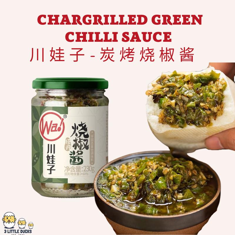 Sichuan Chargrilled Green Chilli Sauce 230g - Chuan Wa Zi - TikTok Shop ...