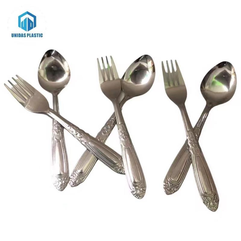 1 DOZEN (12PCS) STAINLESS STEEL 6PCS SPOON/6PCS FORK - TikTok Shop ...