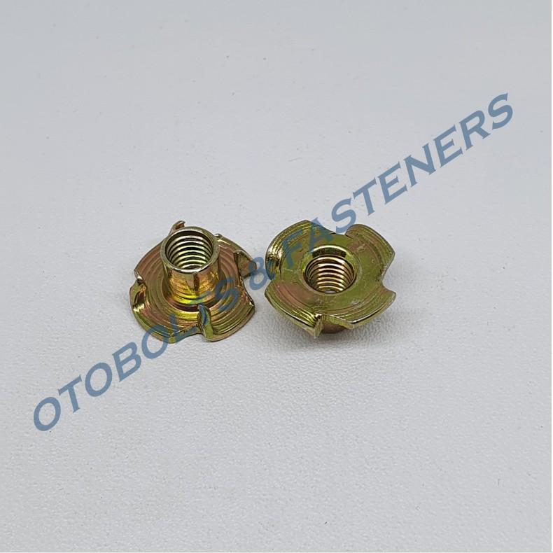 Tee Nut M6 / Mur Cakar M6 / Mur Tanam Kayu / T Nut / Mur Furniture ...