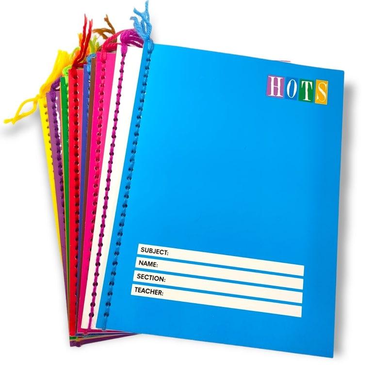 "Standard size" 10pcs random color school level Binders Notebook ...