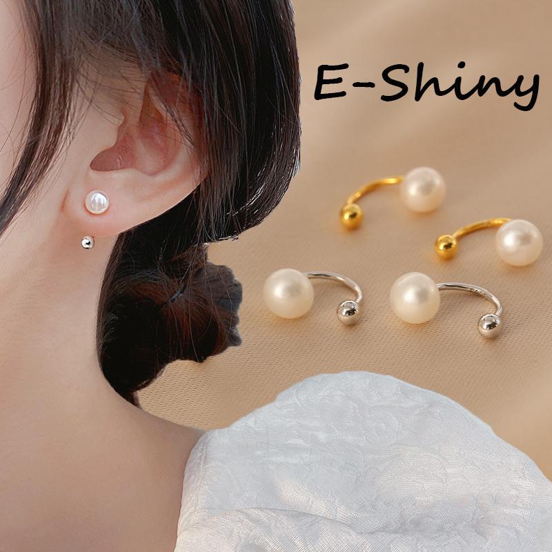 Anting-anting Stud Skru Keluli Tahan Karat, Mutiara Bergaya, Untuk ...