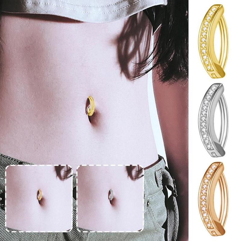 14G Women's Fashion Navel Button Barbell Body Piercing Belly - TikTok ...
