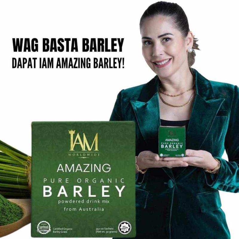 Amazing Pure Organic Barley IAM worldwide Barley 10sachets - TikTok ...