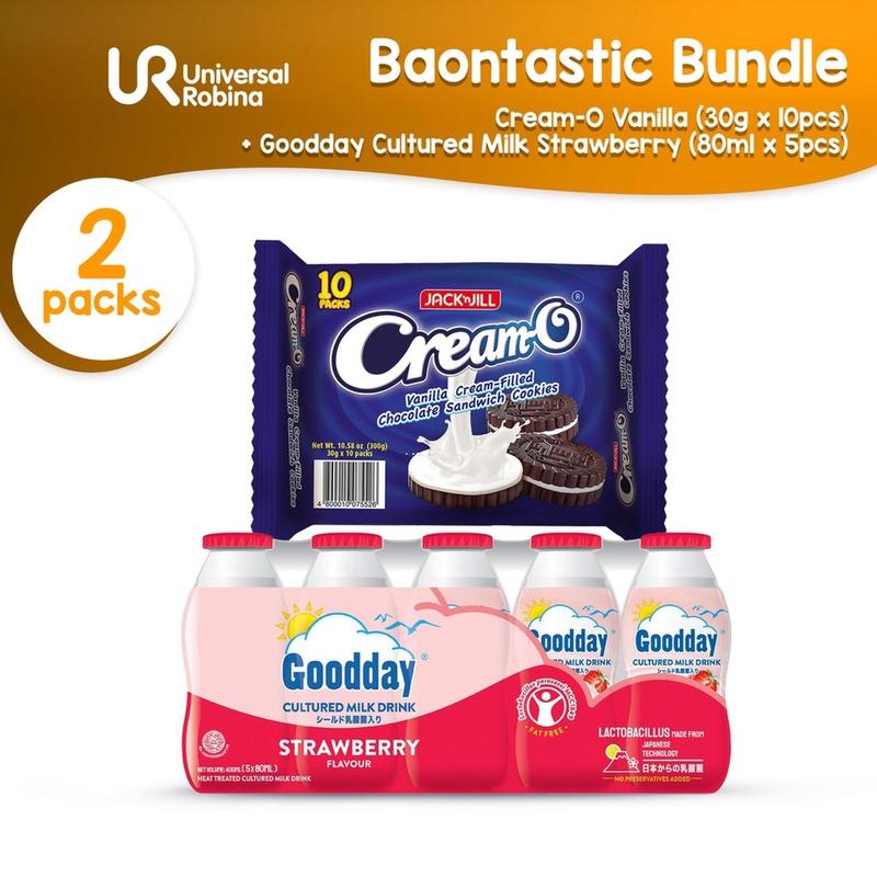 [BAONTASTIC BUNDLE] Cream-O Vanilla 30g x 10 + Goodday Cultured ...