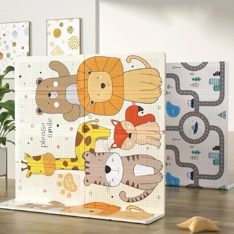 Foldable Baby Play Mats Xpe Kids Crawling Carpet Puzzle Mat Educational ...