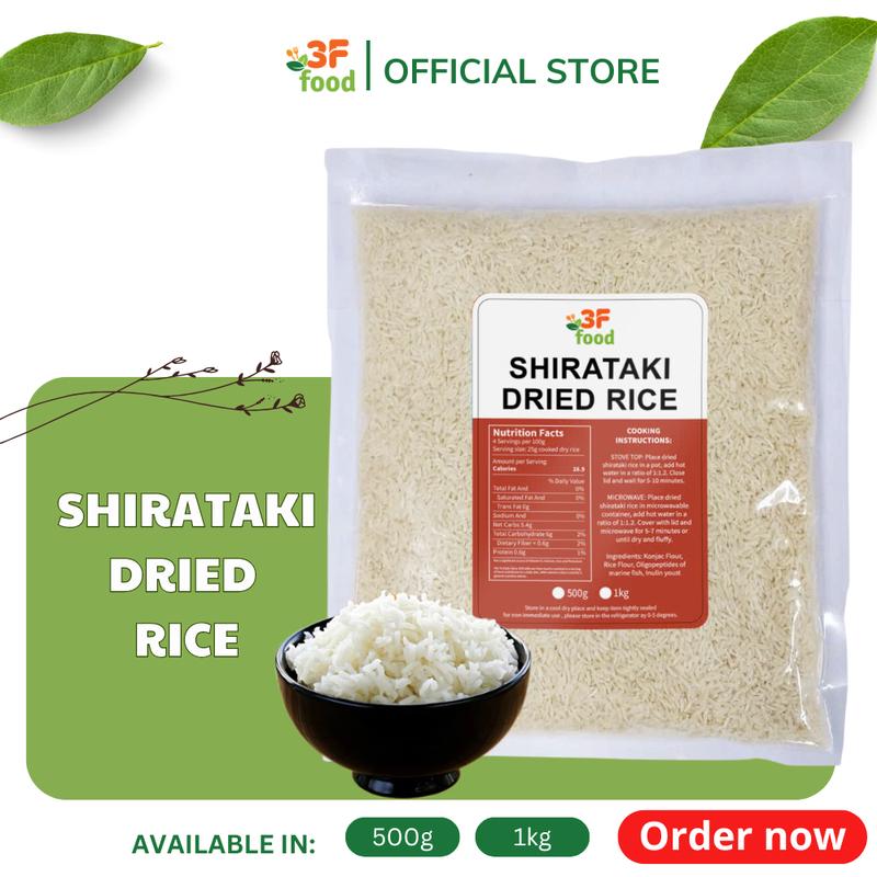 [FREE SHIPPING] 3F FOOD Dried Shirataki Rice 1kg Konjac / Rice - TikTok ...