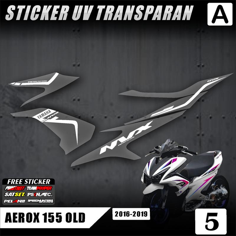 005 Striping Transparan Aerox 115 Old Sticker Variasi Transparan - Shop ...
