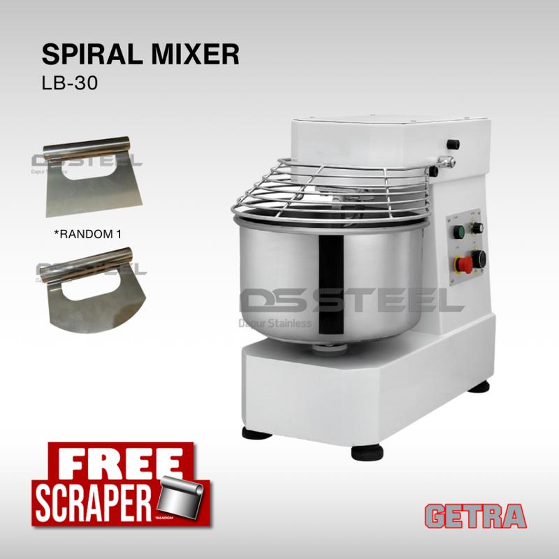 GETRA Spiral Mixer Heavy Duty Getra LB30 /Getra LB 30/ Mixer Spiral 30 ...