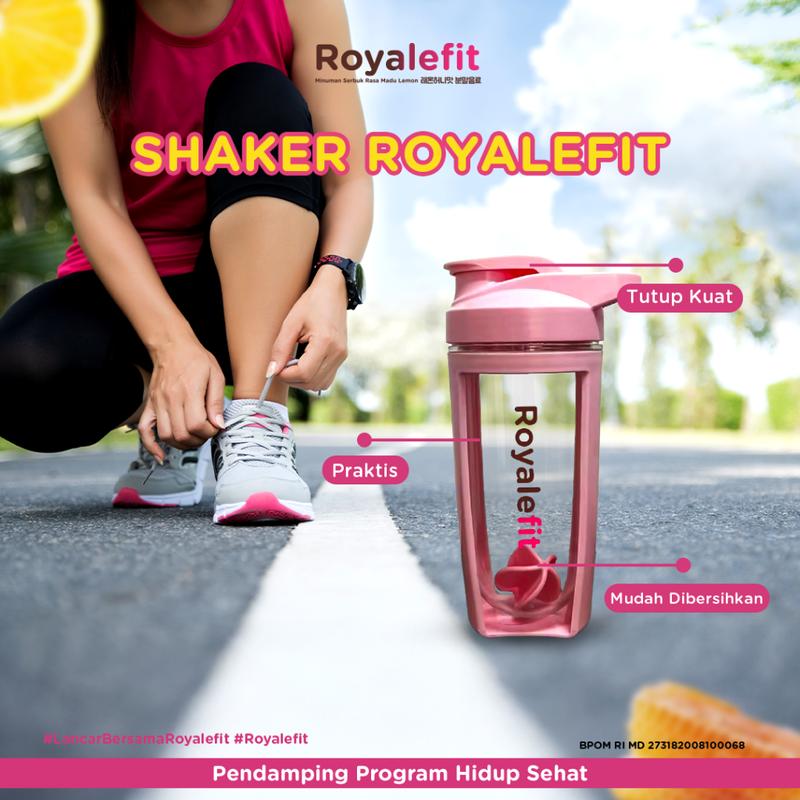 Botol Shaker Royalefit 500 ml Warna Pink - Shop | Tokopedia