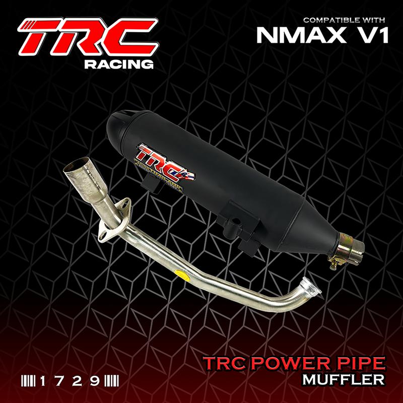 TRC Racing Yamaha NMAX v1 Power Pipe Muffler Exhaust with Removable ...
