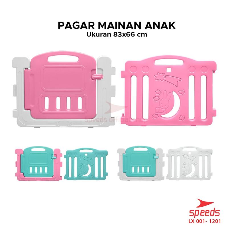 SPEEDS Pagar Bayi Pagar Anak Playfence Pembatas Mainan Anak Kokoh ...